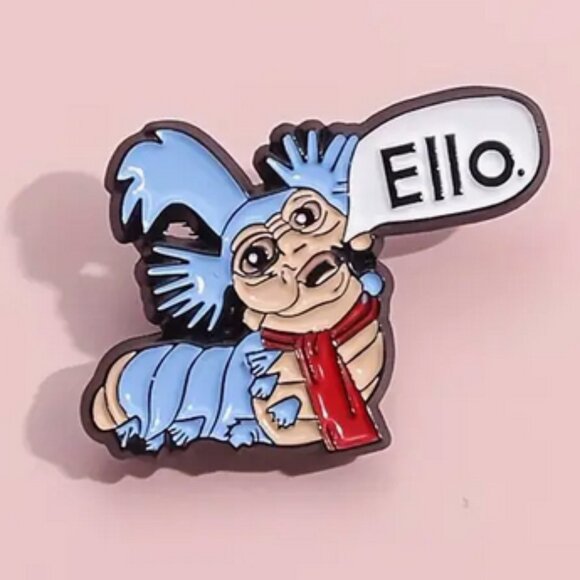 Accessories | William The Worm Labyrinth Enamel Lapel Pin | Poshmark